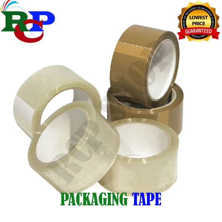 Packaging Tape Clear/Tan 2"x100m | Lazada PH