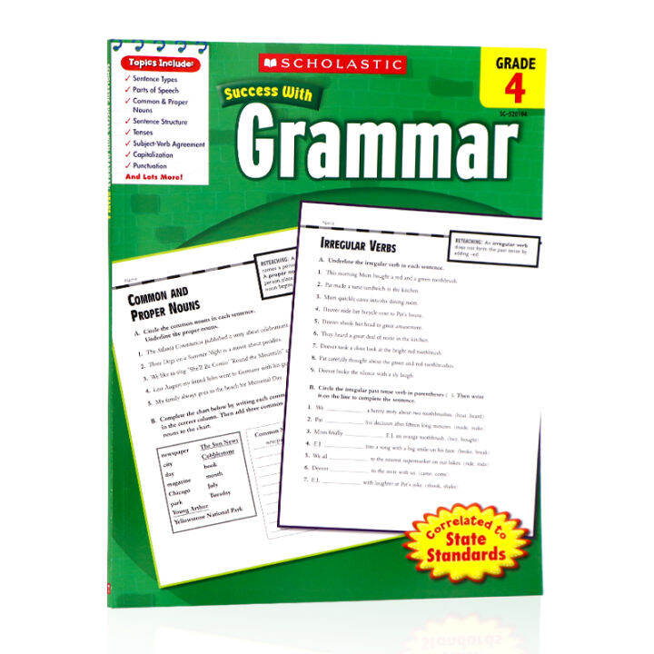 Learning success with grammar grade 4 fourth grade American Primary ...