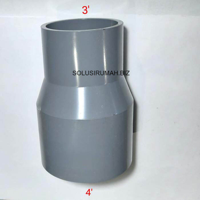 Vlok Sok 4×3 inch RUCIKA LESSO AW Reducer 4x3 Pipa PVC Flock 4" 3" IN ...