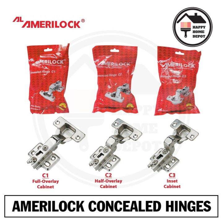 AMERILOCK CONCEALED HINGES C1 / C2 / C3 | Lazada PH