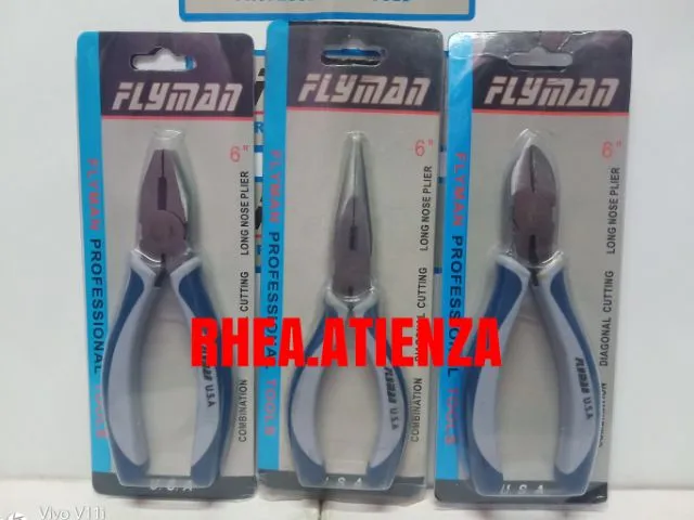 Flyman Pliers Set Or By Pieces 5" 6" 8" Flyman Tools Original Supplier ...