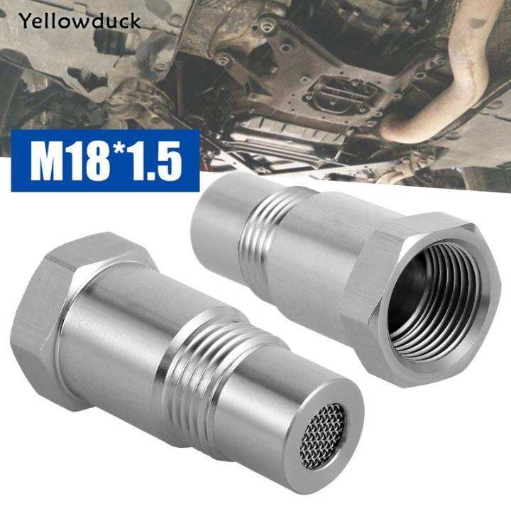 Yellowduck 2 Pcs Oxygen Sensor Filter Adapter Stainless Steel Oxygen ...