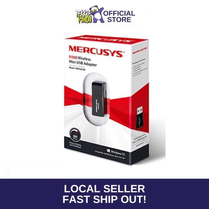Mercusys Mw300um N300 Wireless Mini USB Adapter Wi-Fi Dongle Hotspot ...