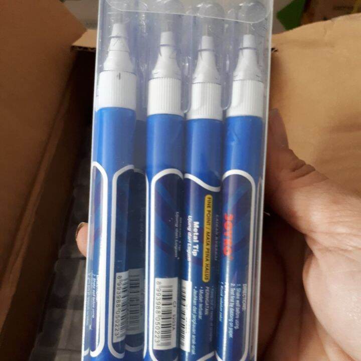 Tipex JOYKO CF-S203/Correction Pen/Tipe-Ex Pen Cair/Tip X Metal Tip ...