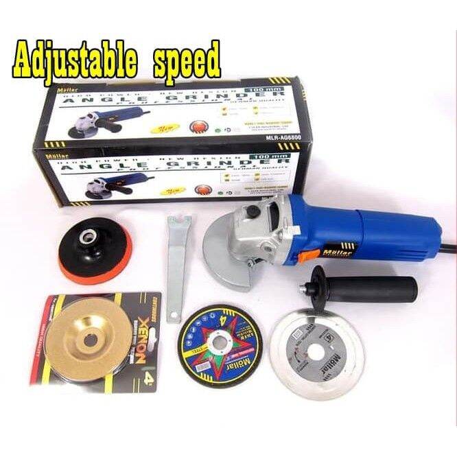 mesin gerinda plus poles 4" Mollar AG-6800 Variable speed control ...