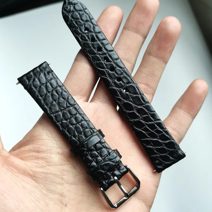 Genuine Leather 18mm 19mm 20mm 21mm 22mm Crocodile skin Watch Band ...