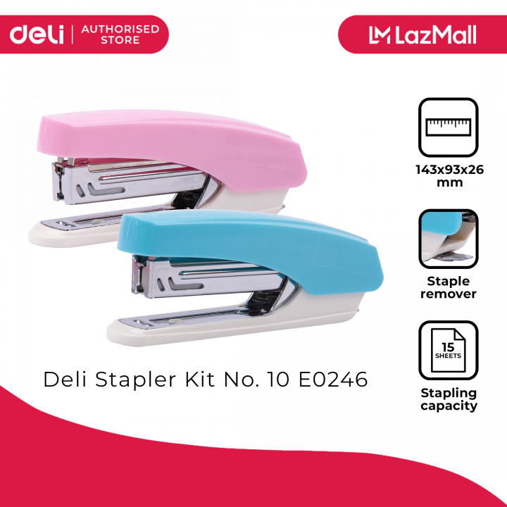 Deli Stapler & Puncher Stapler Stapler Kit No. 10 E0246 [7527246 ...