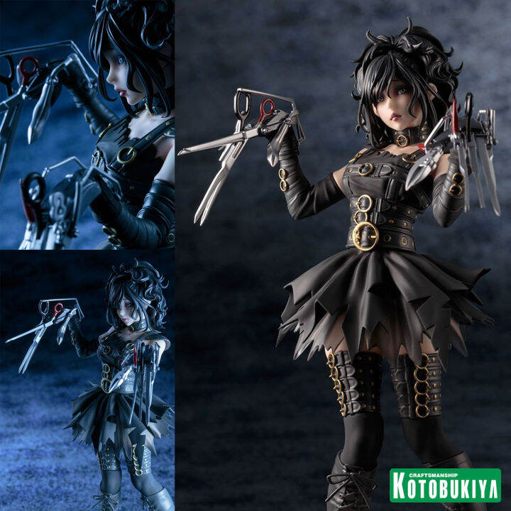 Model โมเดล ของแท้ 100% Kotobukiya Horror Bishoujo Edward Scissorhands เอ็ดเวิร์ด มือกรรไกร 1/7 ...