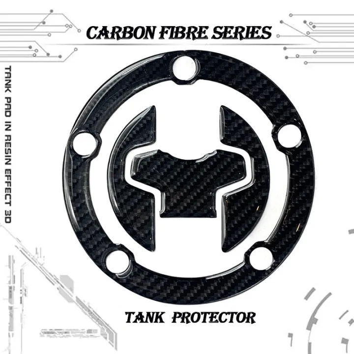 Carbon Fiber Motorcycle Fuel Tank Pad Decals Gas Cap Sticker For SUZUKI ...