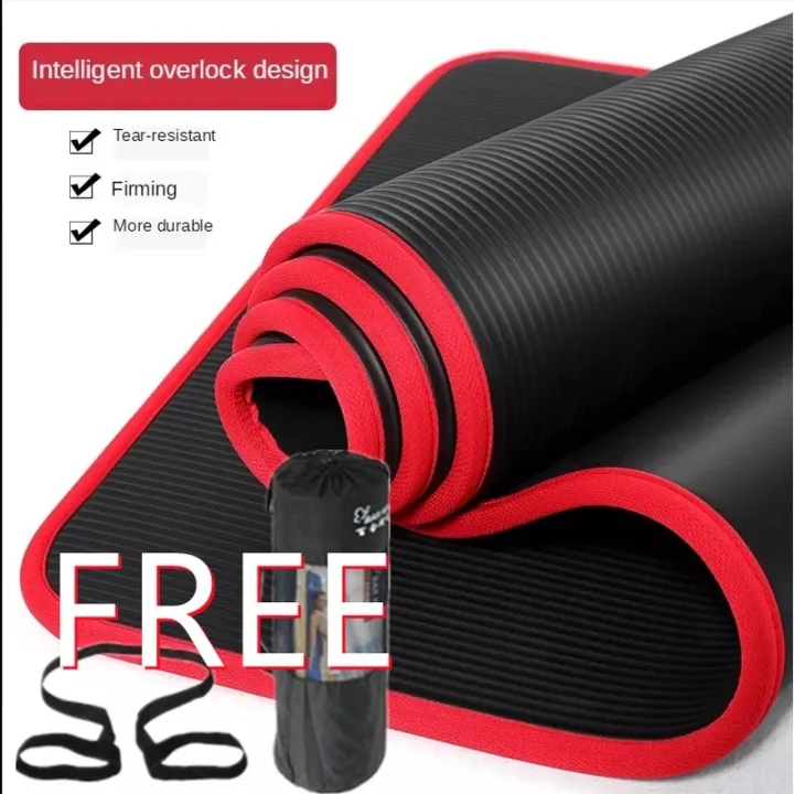 10mm Extra Thick high density antitar exercise Yoga Mat | Lazada PH