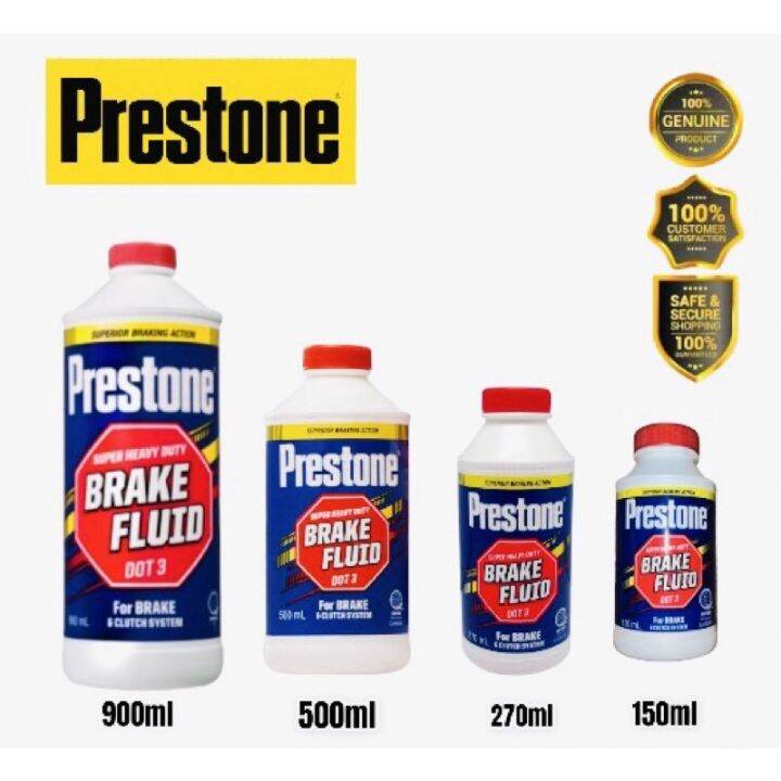 Prestone Brake Fluid DOT 3 for Motorcycle 150ml | Lazada PH
