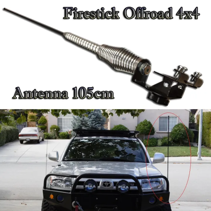 105cm Universal Black Off road Antenna 105cm Fashion Design for Car Pick-up 4x4 SUV Jeep | Lazada PH