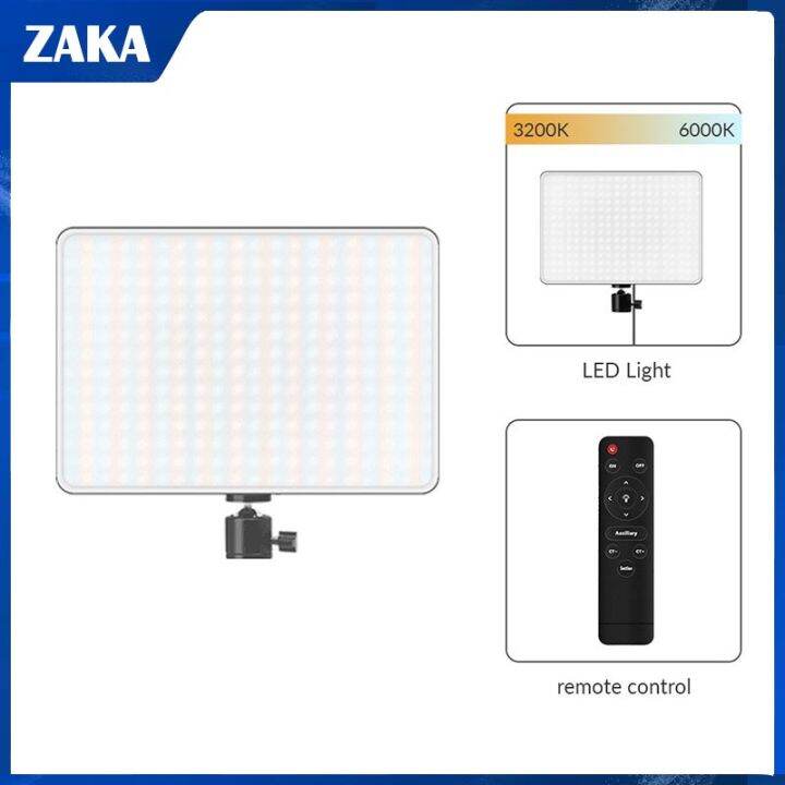 Photography Lighting LED Video Panel Light with Tripod Stand Dimmable ...