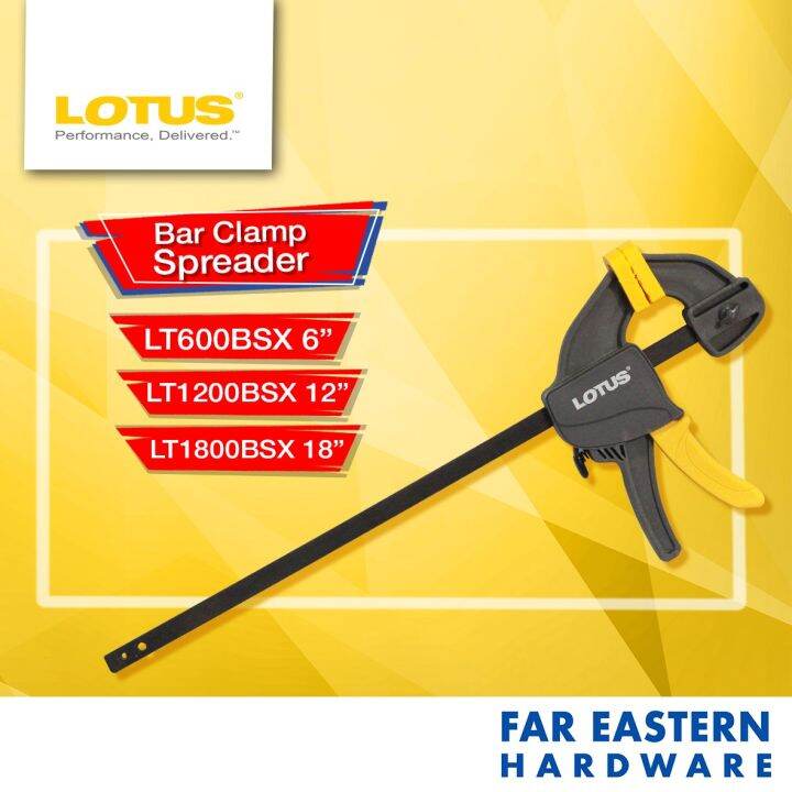 LOTUS PVC Bar Clamp / Spreader 6" | 12" | 18" LTHT | Lazada PH