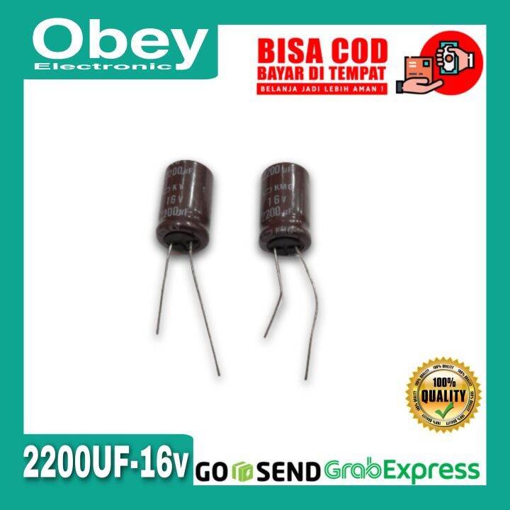 Elco 2200uf 16v per 2pcs | Lazada Indonesia