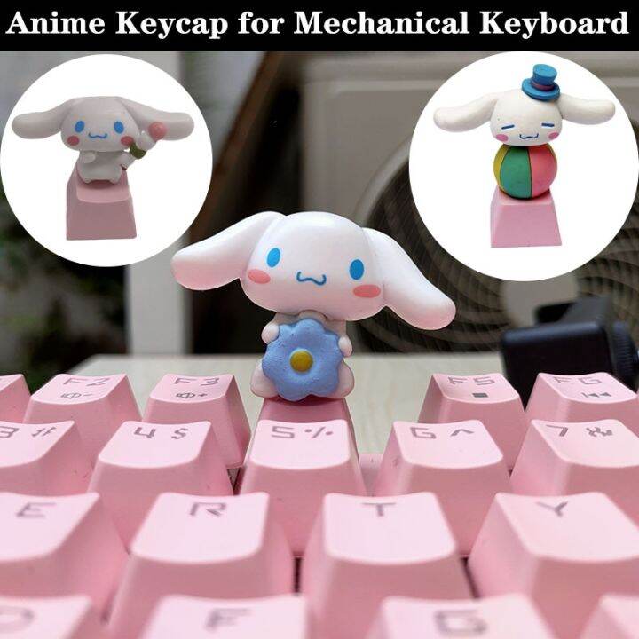 （Miss qi's keycap） Cute Cinnamorol Cherry PBT Keycaps For Mechanical ...