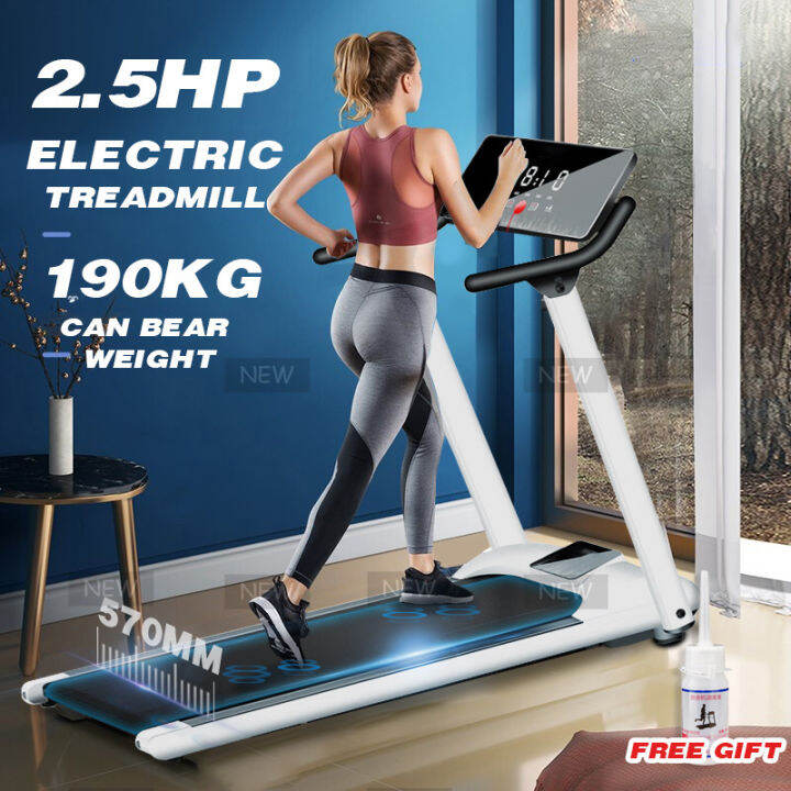 2.5HP multi-function foldable treadmill,LED screen Treadmill exercise ...