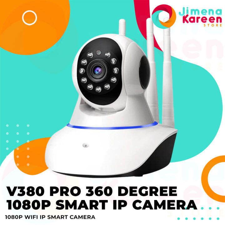 V380 Pro 3MP WIFI IP Camera Indoor Surveillance Two Ways AUDIO Smart ...