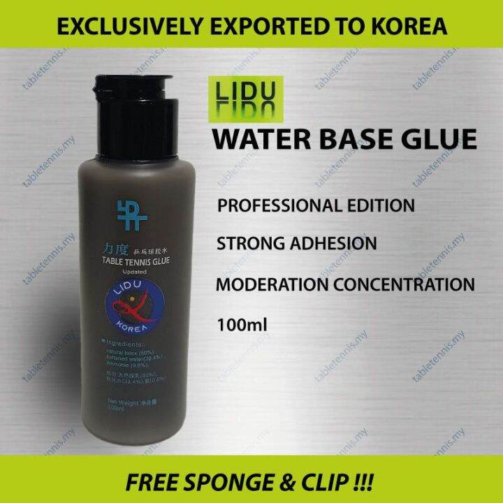 Lidu Glue Table Tennis Rubber Water Base Glue Water Solubility Bond Gam ...