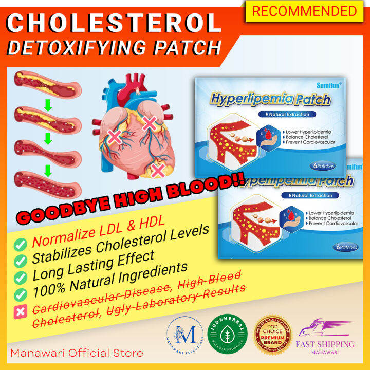 SUMIFUN Hyperlipemia Patch Anti Cholesterol Patch Lower Cholesterol ...