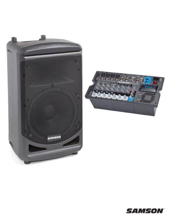 Samson Expedition XP1000 ลำโพง PA 1000 วัตต์ ลำโพงสเตอริโอ มิกเซอร์ 10 ...