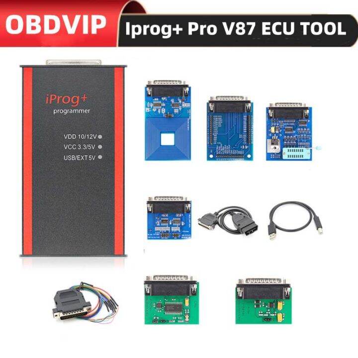 Car Ecu Key Programming Diagnosis Equipment V87 Iprog + Key Programmer ...