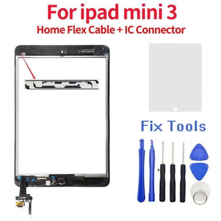 For iPad mini 3 Touch Screen Digitizer Assembly Touch panel replacement ...