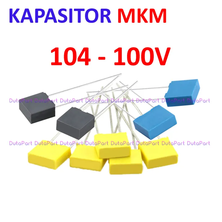 50 PCS MKM 100V 104 0.1uF 100nF Kapasitor Capasitor Capacitor Pitch 5mm | Lazada Indonesia