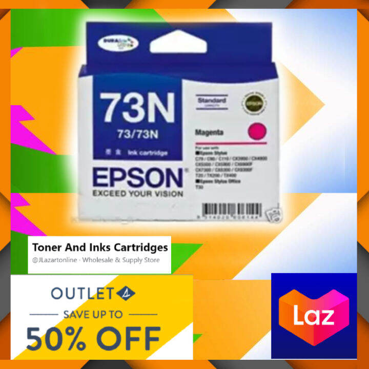 EPSON ink 73N Magenta Original Ink Cartridge Printer inks | Lazada PH