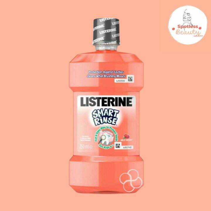 Spotless Beauty | Listerine Smart Rinse Mild Berry Mouthwash for Kids ...