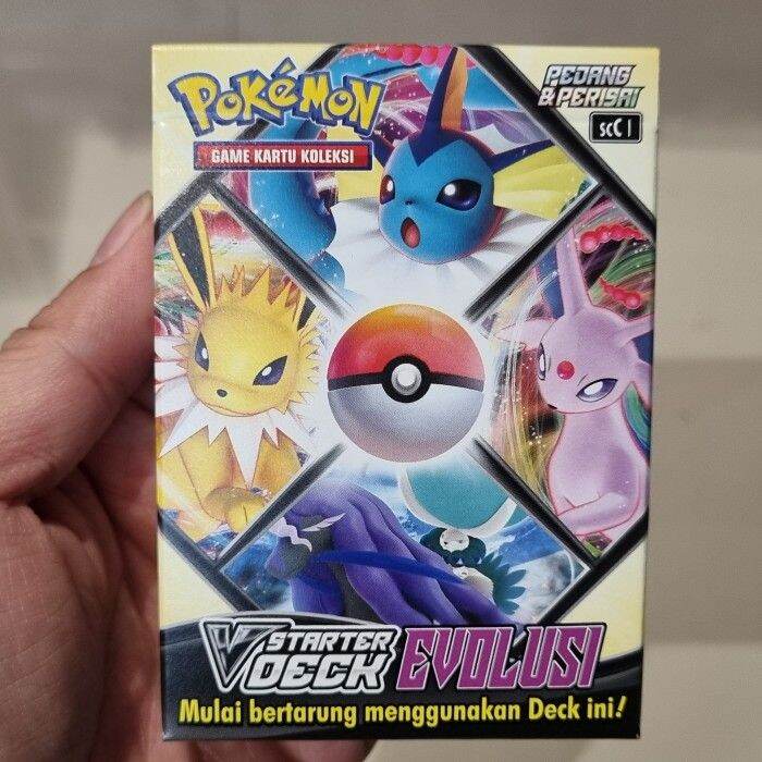 kartu pokemon pedang dan perisai v starter deck evolusi | Lazada Indonesia