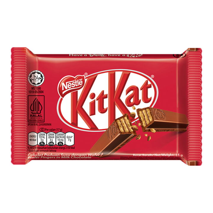 KitKat Original Chocolate 4F 35 g | Lazada Indonesia