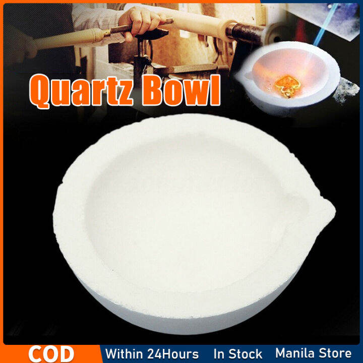 Crucible Bowl, Quartz Melting Dishes Pot for Melting Casting Refining ...