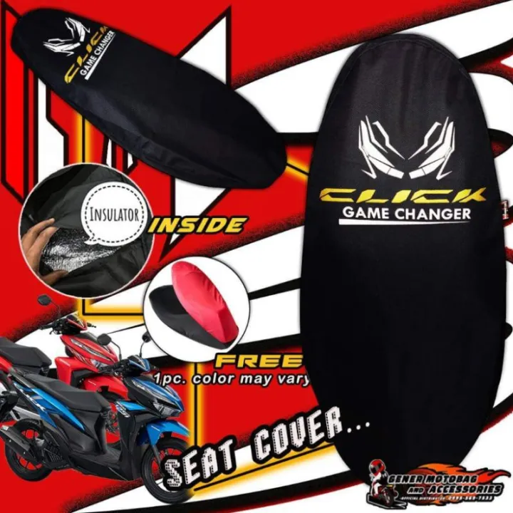 CLICK v1 and v2 ANTI SCRATCH SEAT COVER WITH FREE WATERPROOF COVER ...