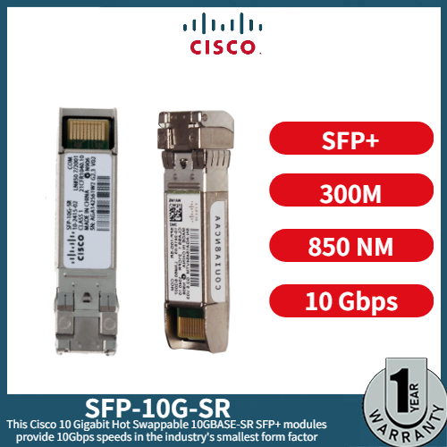 SFP-10G-SR Cisco Original 10GBASE-SR SFP Module, 850 NM, 300M, Multi Mode Fiber, SFP+ | Lazada PH