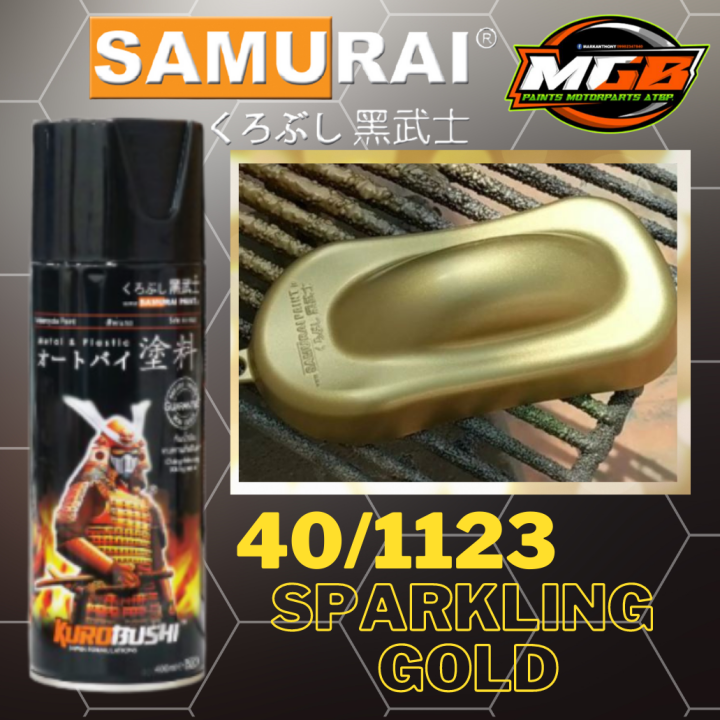 SAMURAI SPRAY PAINT / 1123** Sparkling Gold 400ml | Lazada PH