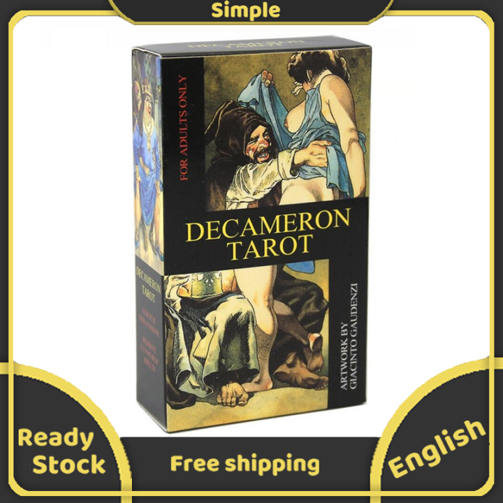 Decameron Tarot Card Game 78 English Cards Family Party Game | Lazada
