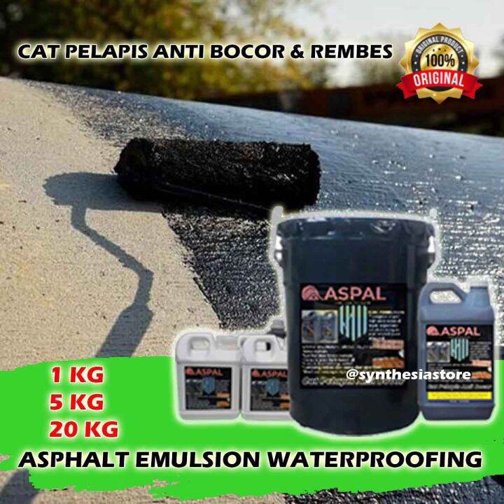 Aspal Cair Emulsion Pelapis Anti Rembes untuk Atap Rumah Dak Beton ...