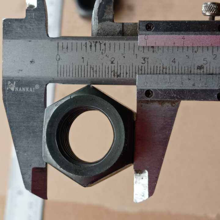 MUR KUNCI 30 M20 BAJA HITAM UNTUK BAUT 30 M20 PITCH DRAT 2.5 DIAMETER LUAR 30MM DIAMETER DALAM ...