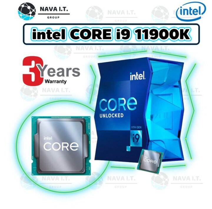 CPU (ซีพียู) 1200 INTEL CORE I9-11900K 3.5 GHz รับประกันศูนย์ 3 ปี | Lazada.co.th