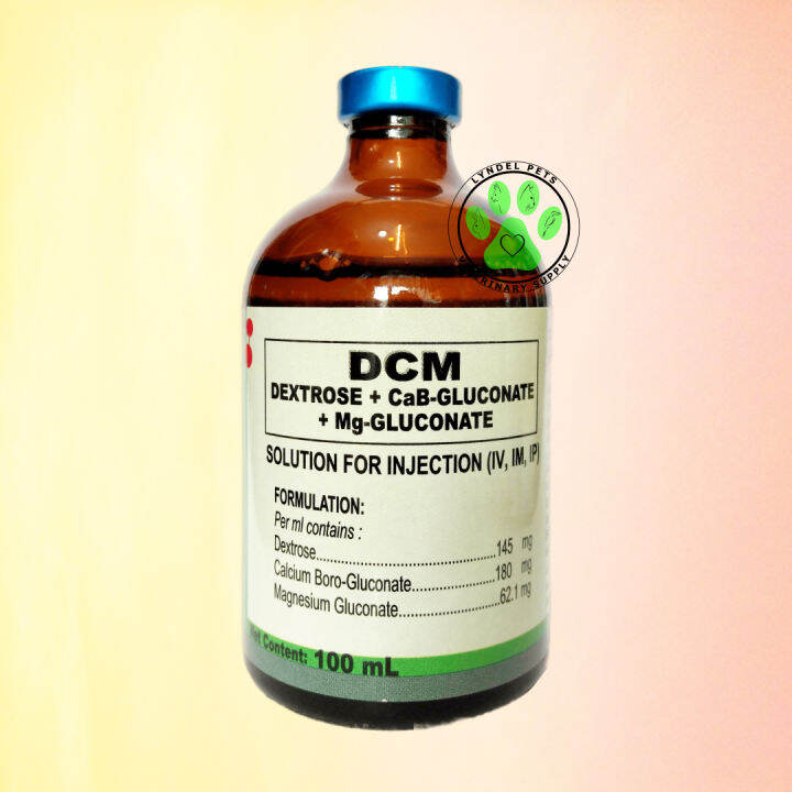 Nutrivet DCM Dextrose plus CaB-Gluconate plus Mg-Gluconate (100 ml) | FOR ANIMALS | Swine ...