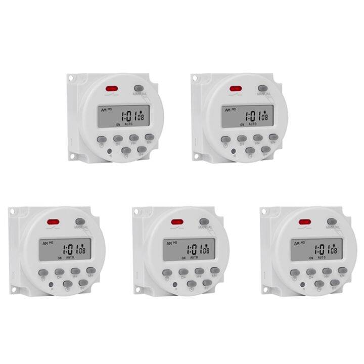 Sinotimer 1 Second Interval 220v Digital Lcd Timer Switch 7 Days Weekly Programmable Time Relay