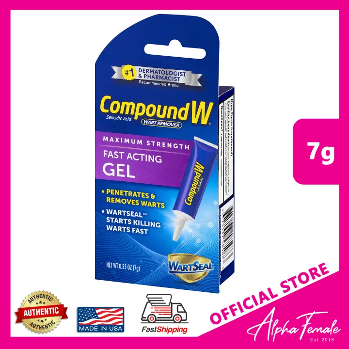 Compound W Salicylic Acid Wart Remover, Maximum Strength Fast Acting ...
