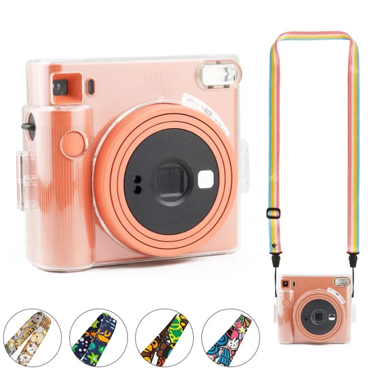 【Original】 Fuji SQ1 polaroid transparent crystal shell camera joke ...