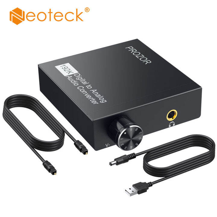 Neoteck 192kHz DAC Converter SPDIF to 3.5mm Digital Audio Converter ... Neoteck 192kHz DAC Converter SPDIF to 3.5mm Digital Audio Converter ...