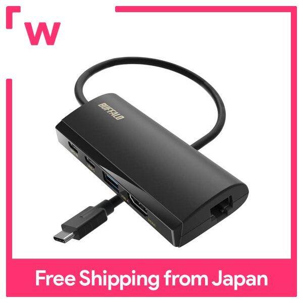 BUFFALO Type-C การเชื่อมต่อแท่นวางมือถือ PD ที่เข้ากันได้ HDMI เอาท์พุต ...