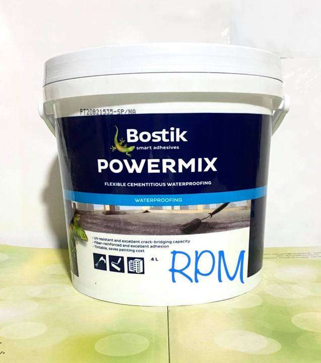 Bostik Powermix Flexible Cementitious Waterproofing Gallon | Lazada PH