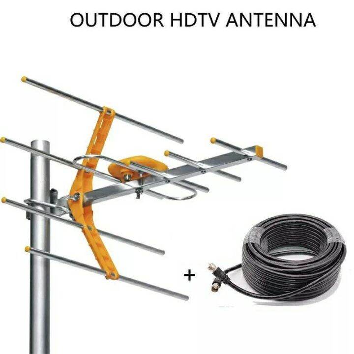 [No Blackbox Needed] Outdoor Antenna HDTV DTV Digital High Definition ...