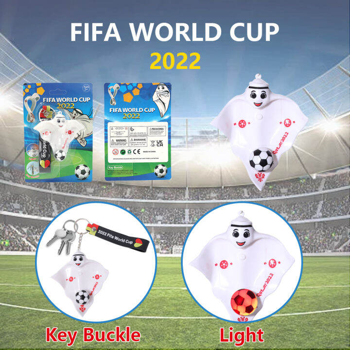 【PrettySet】2022 World Cup mascot Qatar luminous keychain Top 32 World ...