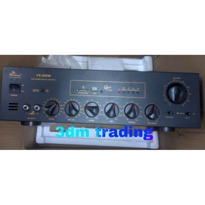 BROADWAY AMPLIFIER VX-800 800WATTS X2 | Lazada PH